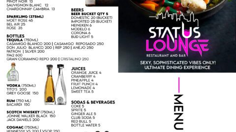 Menu - Status Loungeatl